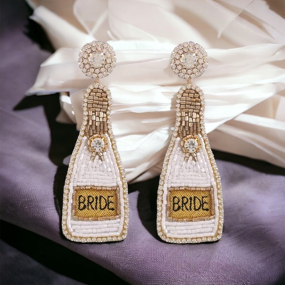 Jewelry | Beaded Bride Earrings Perfect For Wedding Bridal Shower ...